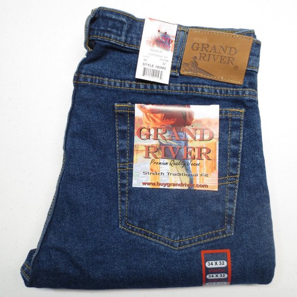 Grand River | Jeans | New Mens Grand River Traditional Straight Med ...